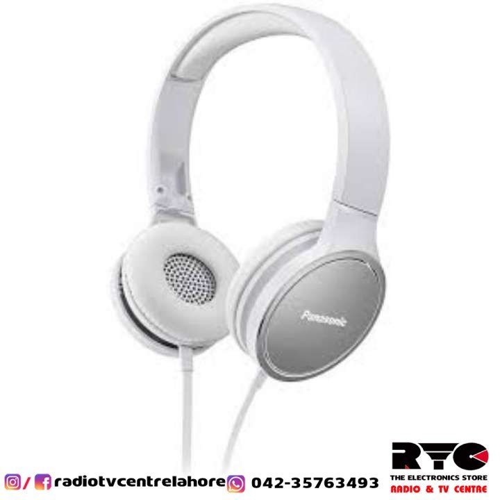 RP-HF500M Panasonic Portable Wired On-Ear Headphones White - Radio TV ...