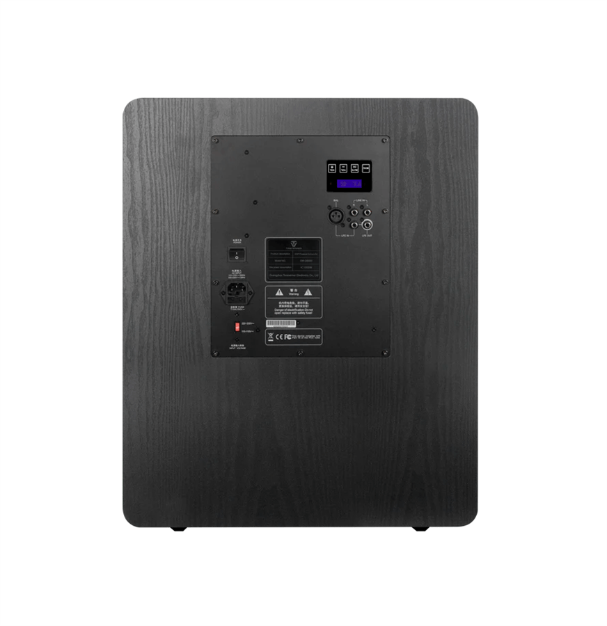 SW-D8000 Tonewinner Dual 15inch 1500W Powered DSP Subwoofer - Radio TV ...