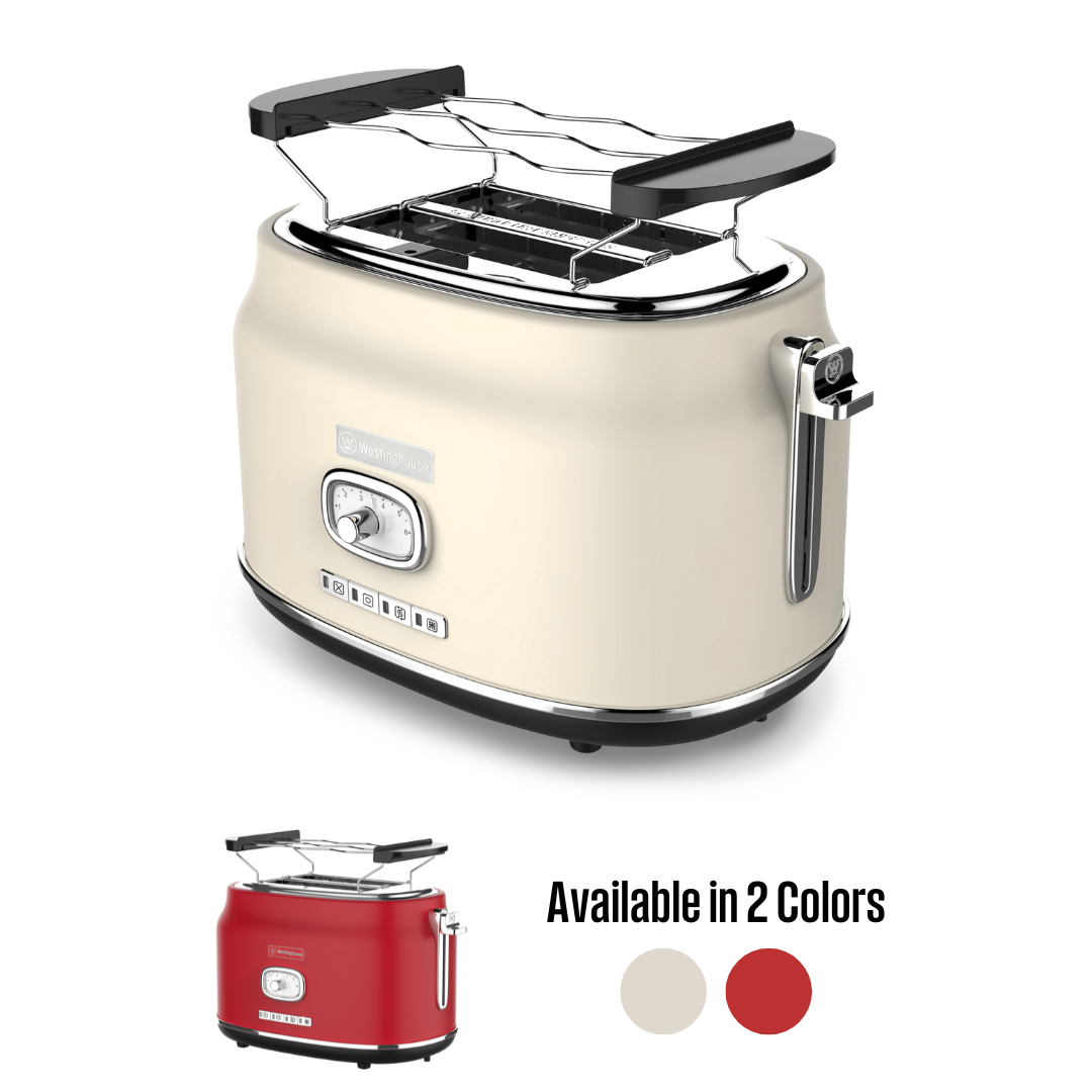 WKTT857WH Westinghouse 2-Slice Toaster Retro - Radio TV Centre
